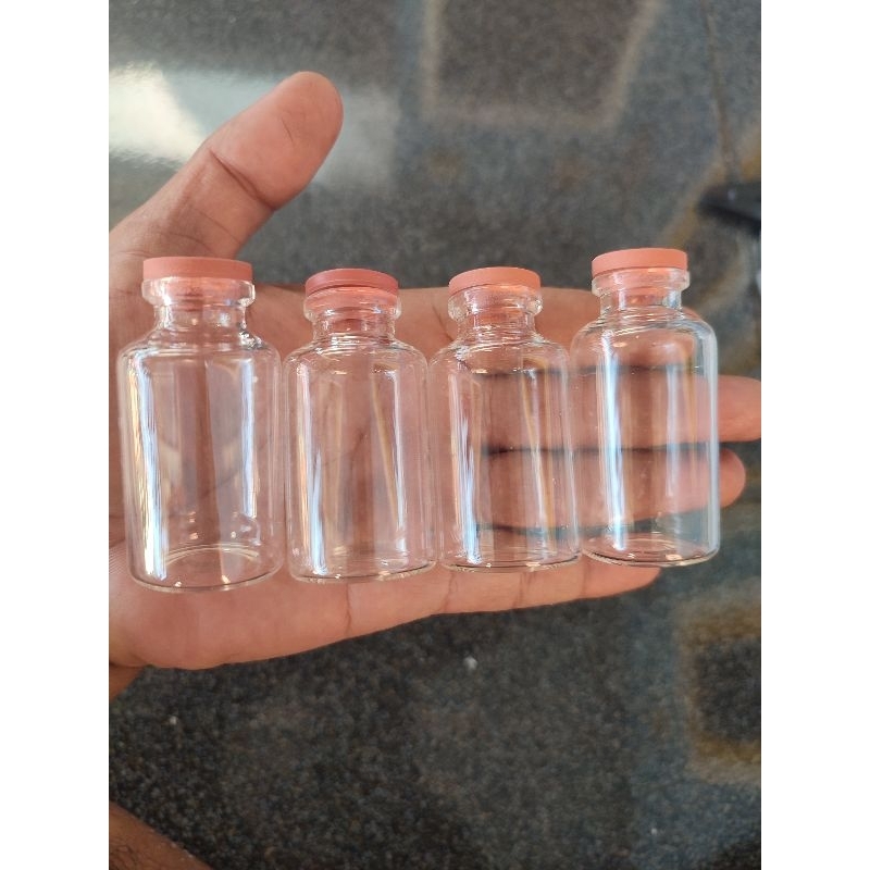 Jual BOTOL VIAL KACA 20 ML TIPIS # BOTOL PINISILIN # BOTOL FARFUM ...