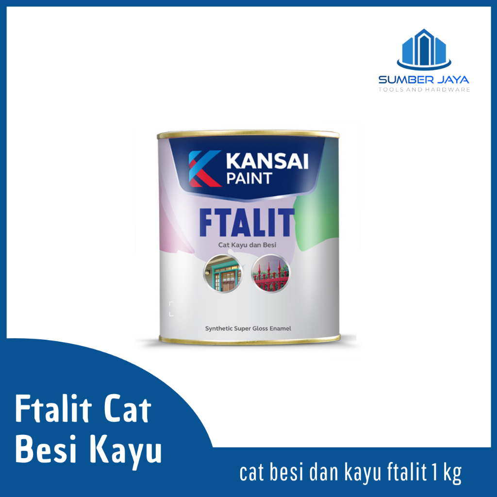 Jual Cat Ftalit Kansai Paint F Talit Cat Synthetic Minyak Besi Kayu ...