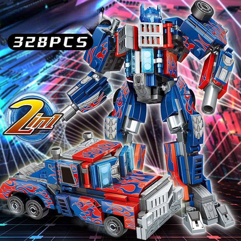 Jual Mainan Lego Action Figure Transformers Autobot 2 in 1 Optimus ...
