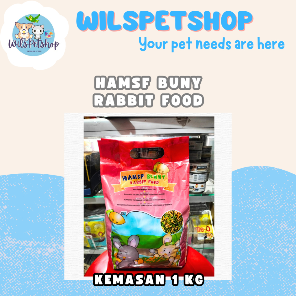 Jual Makanan Kelinci - Hams Bunny 1kg/kelinci/rabbit/murah/food/buny ...