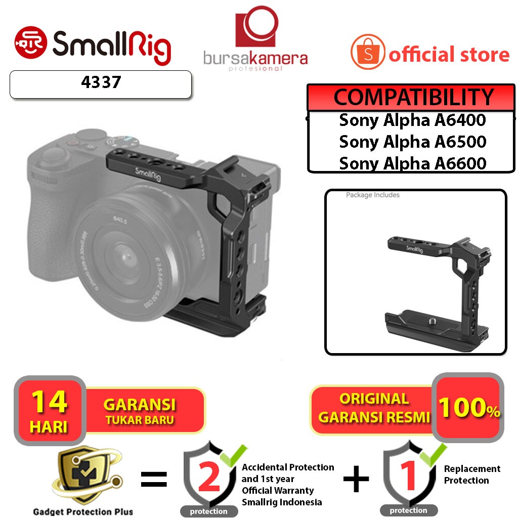 Jual SmallRig Half Camera Cage for Select Sony Alpha Series Cameras ...