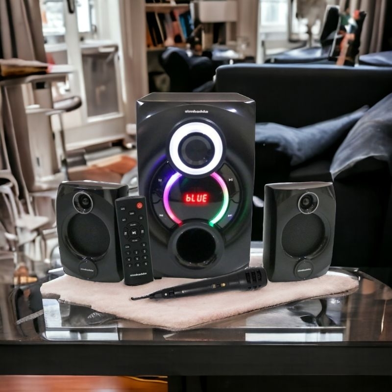 Jual Speaker Aktif Simbadda CST 7000N+ Bluetooth + LED Display Free Mic ...