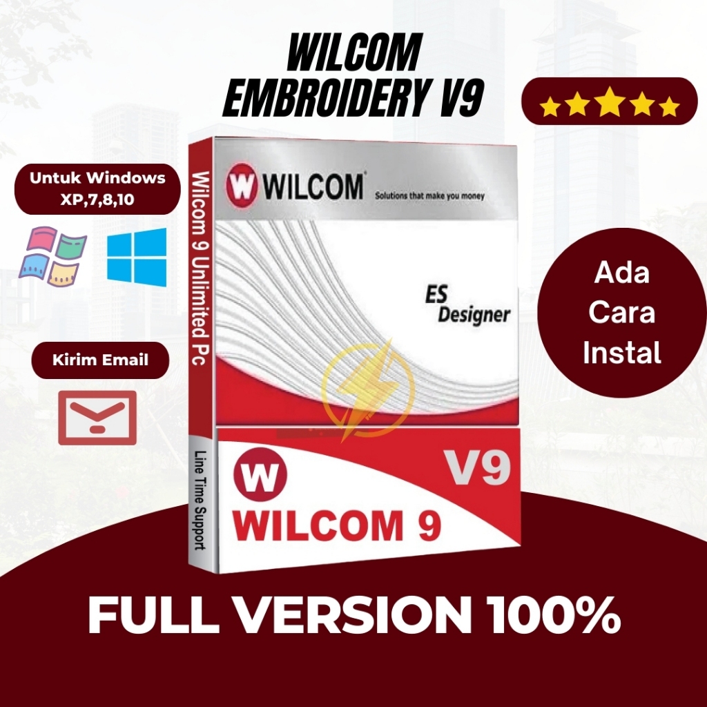 Jual Aplikasi Bordir Wilcom v9 SP4 FULL VERSION 100% - Mesin Bordir | Shopee Indonesia