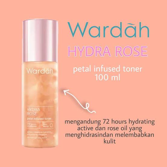 Jual Wardah Hydra Rose Petal Infused Toner Kelopak Bunga Mawar Asli dan ...