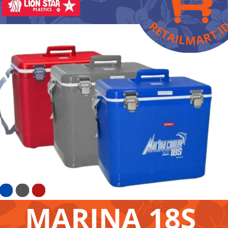 Jual LION STAR MARINA 18 S MARINA COOLER BOX / PENYIMPAN ES 16 LITER ...