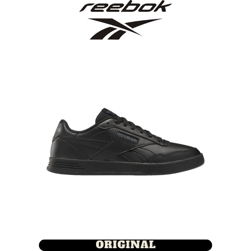 Jual Sepatu Reebok Court Advance Full Black ( 100010619 ) Original ...