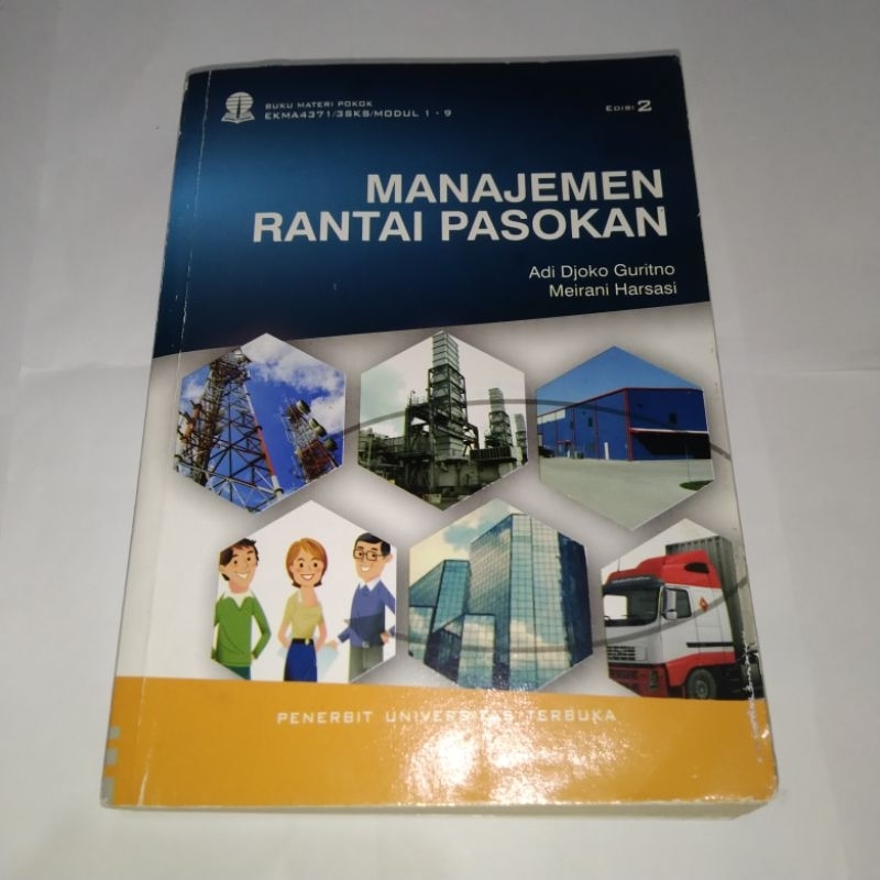 Jual Buku Materi Pokok Manajemen Rantai Pasokan EKMA4371/3sks/MODUL 1-9 • Edisi 2 • (Adi Djoko ...