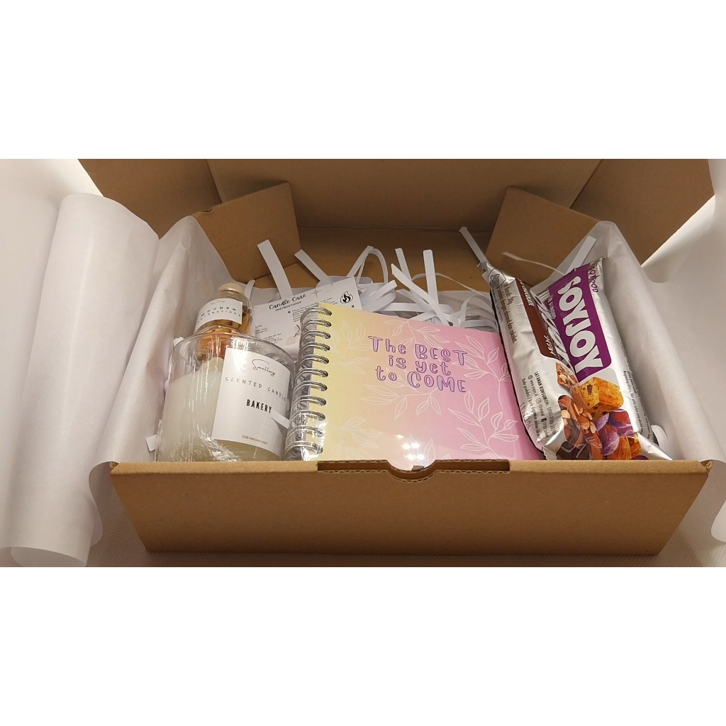 Jual Gift Box Lilin Korea Estetik dan Mini Notebook | Scented Candles ...