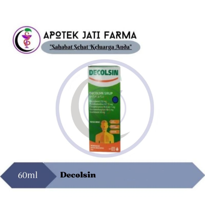 Jual DECOLSIN SIRUP 60ml | Shopee Indonesia
