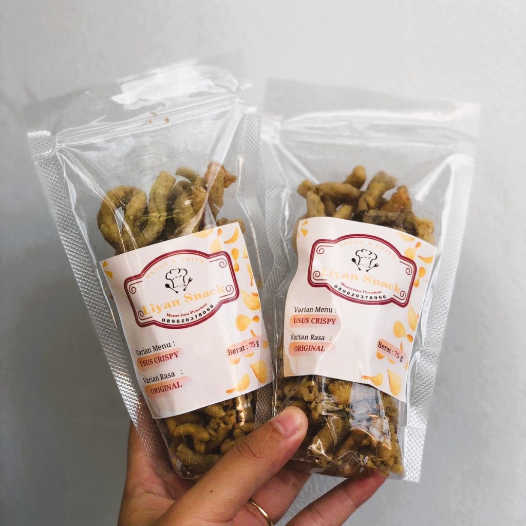Jual Usus Ayam Crispy Original Renyah 75 gram | Shopee Indonesia
