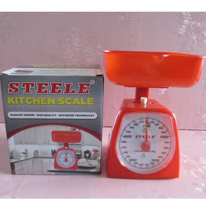 Jual Timbangan duduk 5 kg dan 2 kg merek steele | Shopee Indonesia