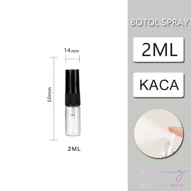Jual Botol Spray Kaca 3 5 10ml Parfum Vial Travel Refill Atomizer Tutup ...