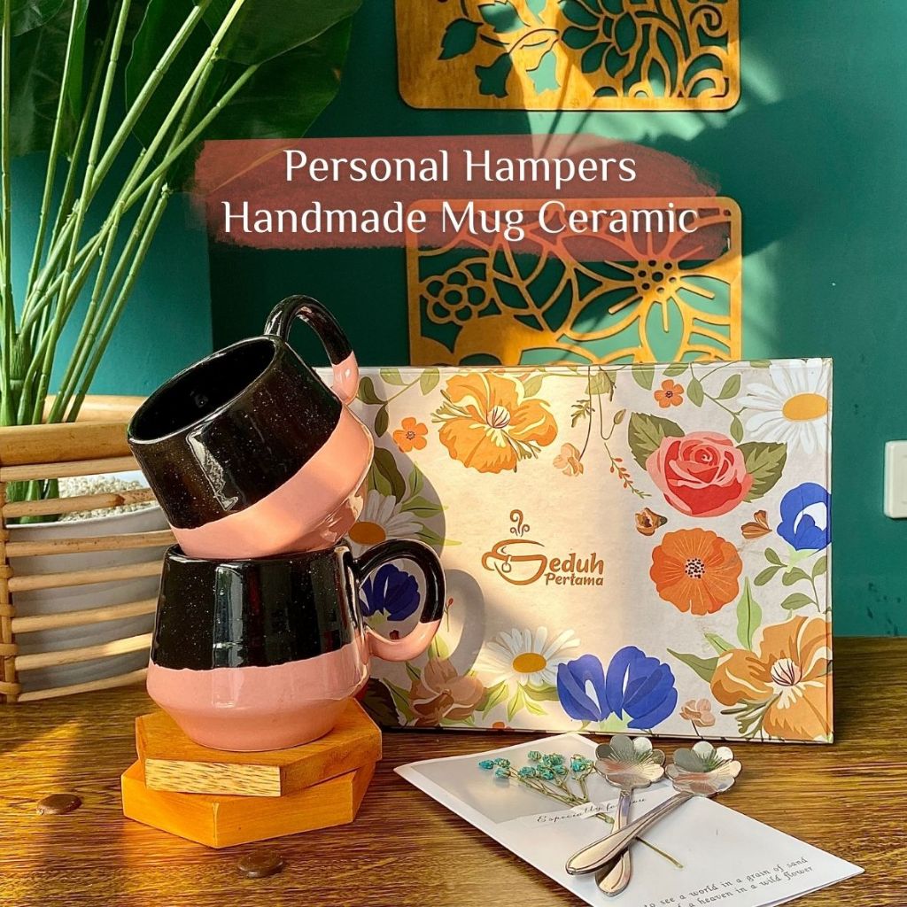 Jual Flower Box Hampers Mug Single Double Set [bisa grafir nama & logo ...