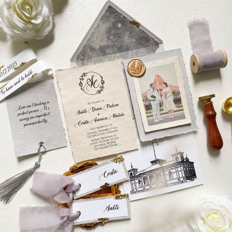 Jual Keepsake | Wedding Vows | Handmade Undangan Aesthetic (Minimalis ...