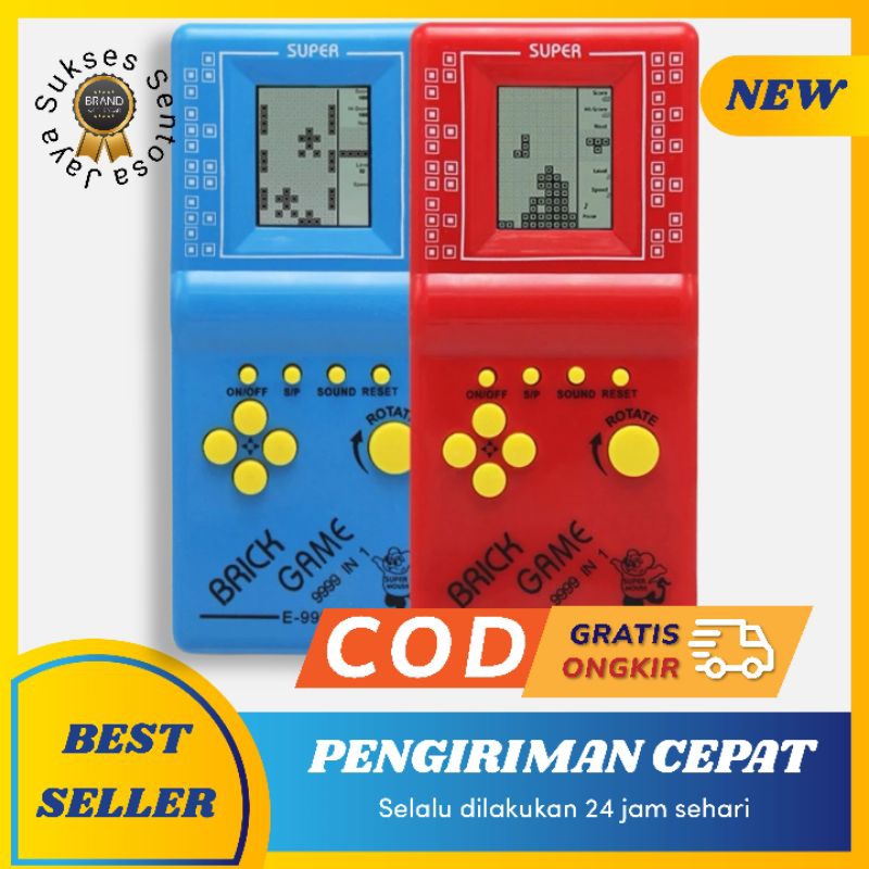 Jual Mainan Anak Jadul Gamebot Tetris Brick Game Wisdom Gameboy ...