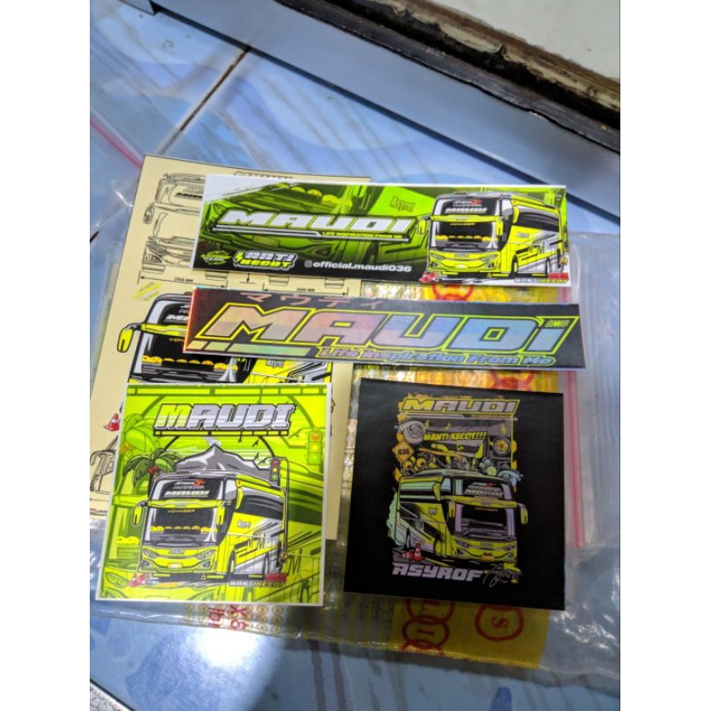 Jual STIKER BUS ASYROF MAUDI | Shopee Indonesia