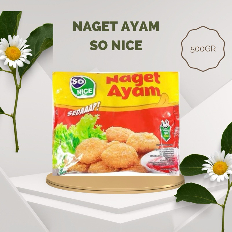 Jual So Nice - Naget Ayam Original 500Gr | Shopee Indonesia