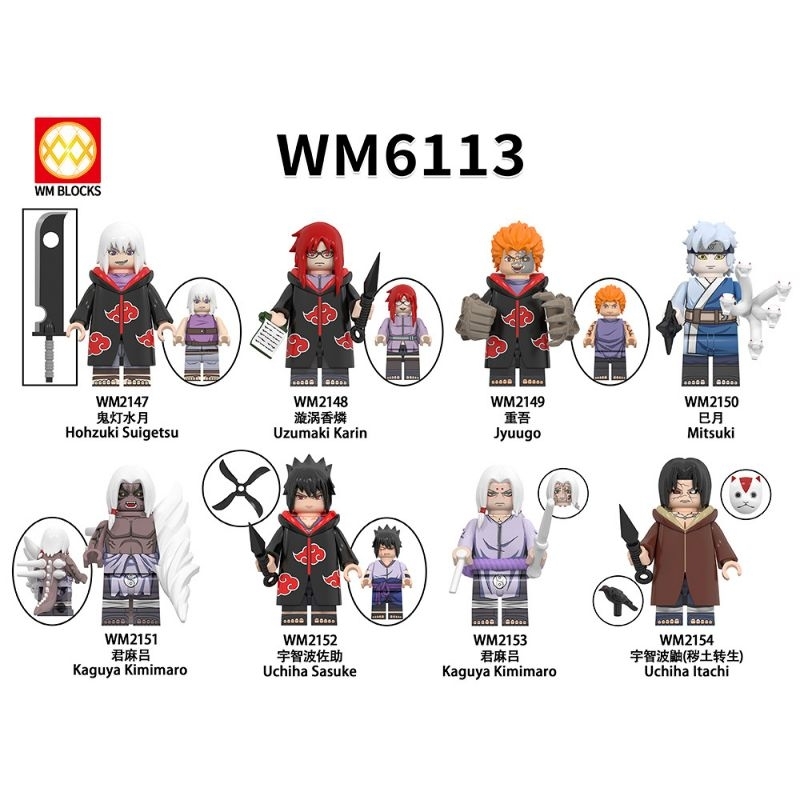 Jual mainan anime naruto akatsuji sasuke itachi mitsuki jyuugo kaguya ...