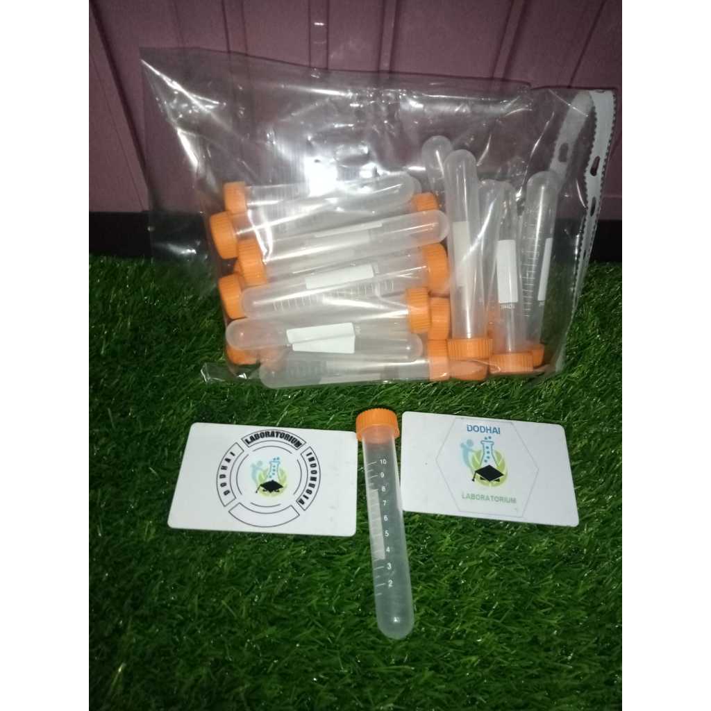 Jual Centrifuge Tube Round Bottom 10 ml, Tabung Sentrifuse, Tabung ...