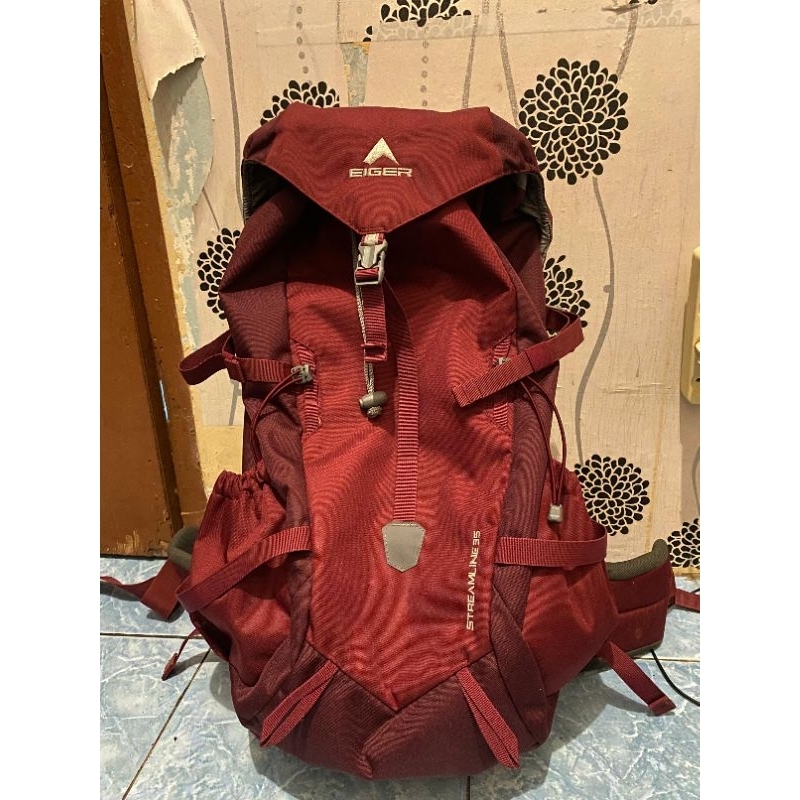 Jual Tas Gunung EIGER streamline 35 Carrier | Shopee Indonesia