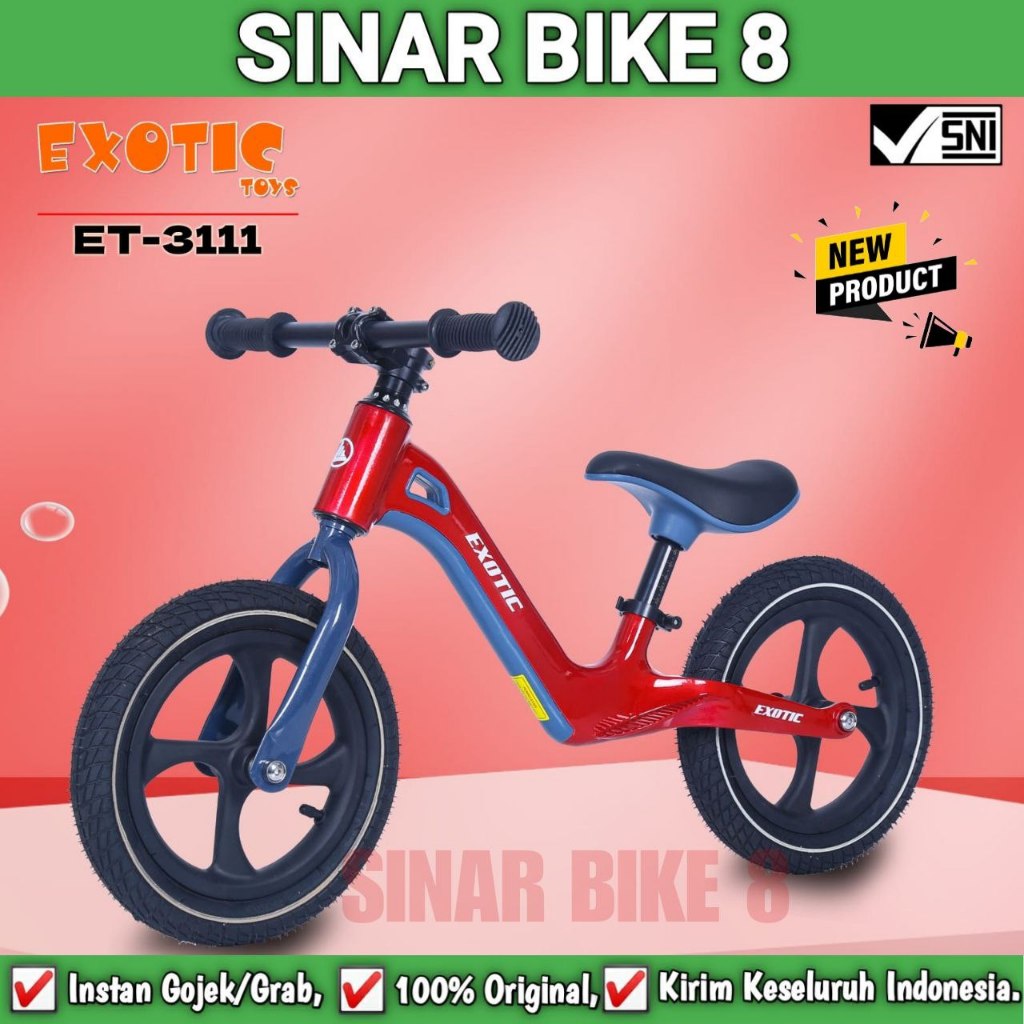 Jual Push Bike / Balance Bike 5RIDER WAFE Air Ban Karet //EXOTIC ET ...
