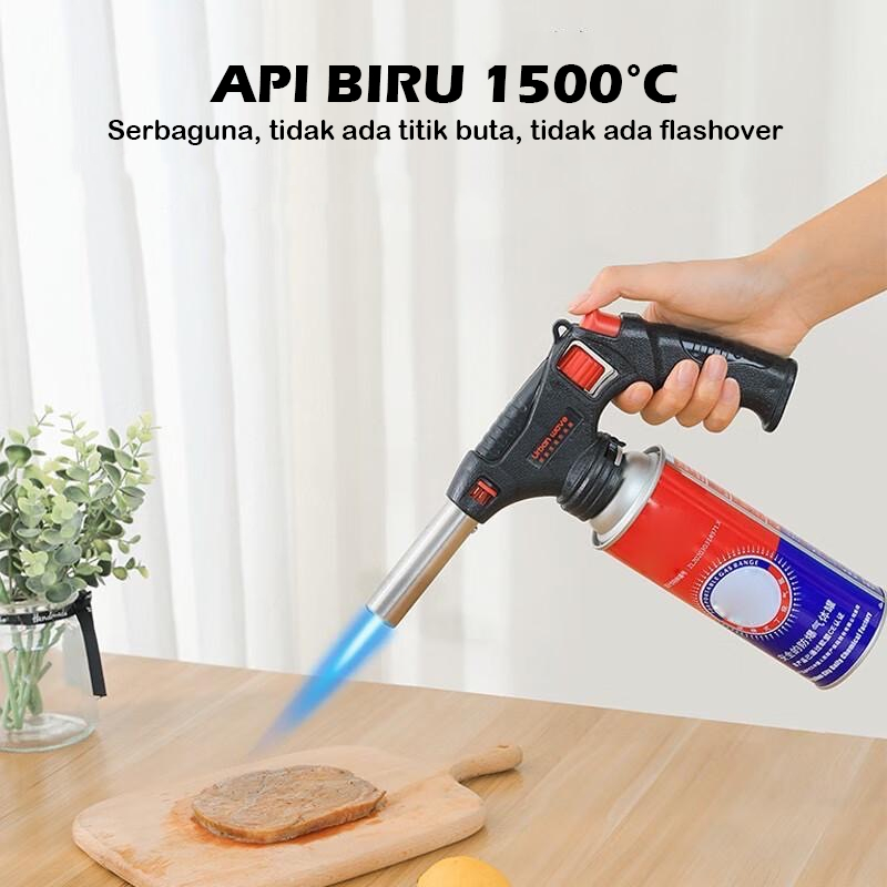 Jual Kepala Gas Portable Torch BBQ Blow Torch Flame Gun Korek Metal Logam Anti Meledak | Shopee ...