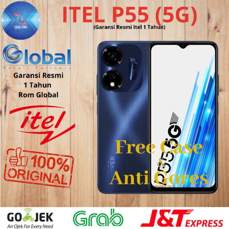 Jual ITEL P55 5G RAM 6GB MEMORY 128GB 6/128GB Garansi Resmi 1 Tahun | Shopee Indonesia