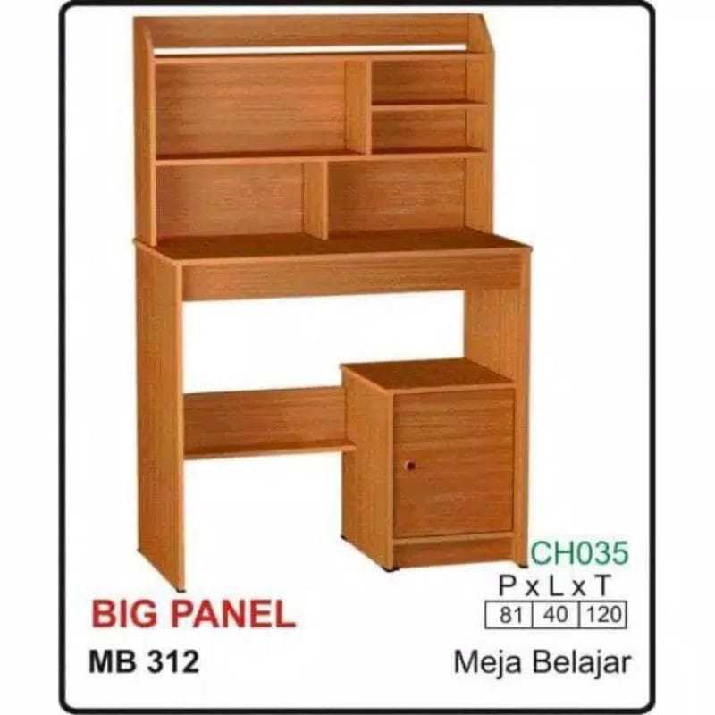 Jual Meja Belajar Anak Bahan Particle Board Merk BIG PANEL/KEA PANEL MB ...