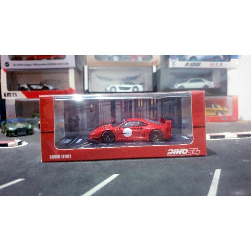 Jual Diecast Inno64 Ferrari F40 LBWK Red Segel | Shopee Indonesia