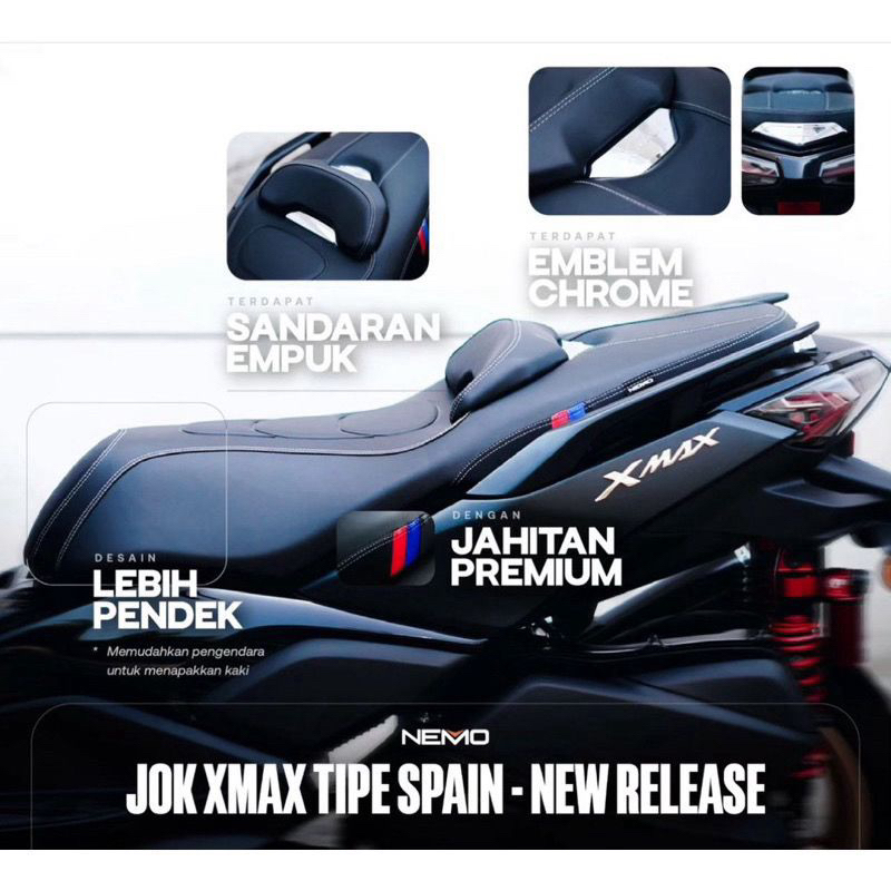 Jual Jok Variasi Yamaha Xmax 2023 Connected Jok Motor Variasi Yamaha ...