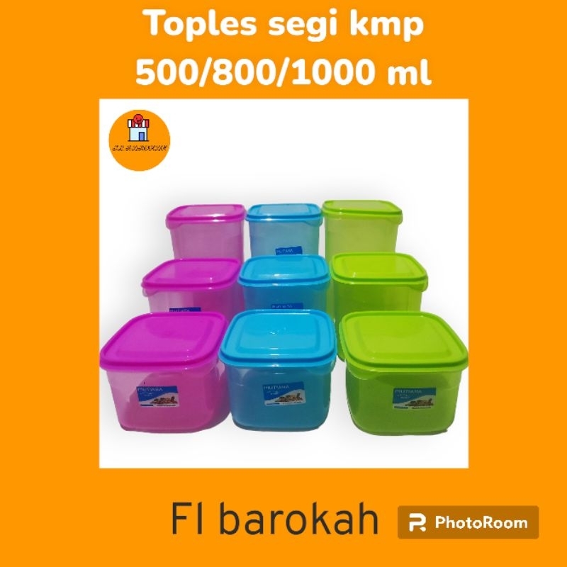 Jual toples kecil/toples 500ml/toples/800ml/toples1000ml/ kotak bumbu ...