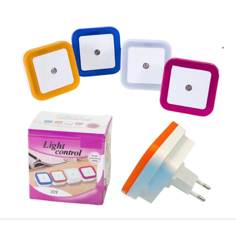 Jual Lampu tidur led kotak lampu fekorasi ruangan sensor cahaya night ...