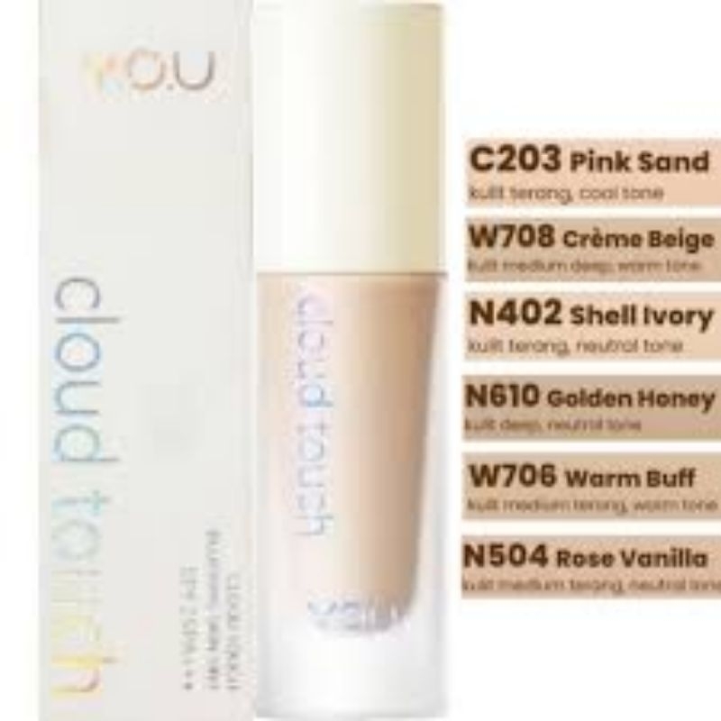 Jual YOU Cloudtouch Blurring Skin tint tinted moisturizer skintint ...