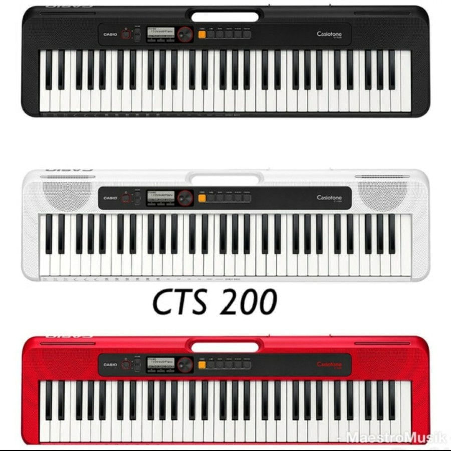 Jual Keyboard Casio CTS 200 Original - Garansi Resmi | Shopee Indonesia