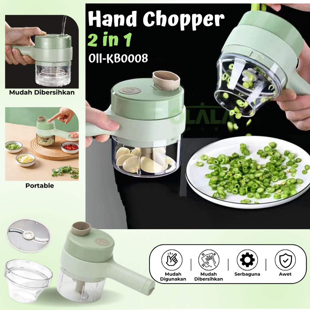 Jual ELECTRIC HAND HELD COOKING HAMMER VEGETABLE FOOD CHOPPER PORTABEL ...