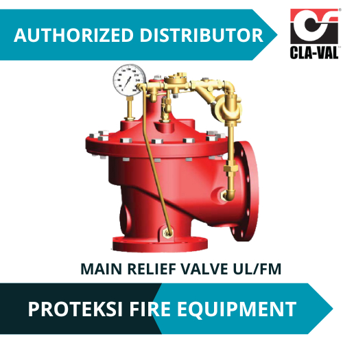 Jual Main Relief Valve 6"inch 100‐300PSI #Ansi300RF ClaVal 2050B-4KG1 ...