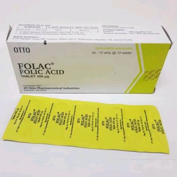 Jual FOLAC 400 MCG STRIP 10 TABLET | Shopee Indonesia