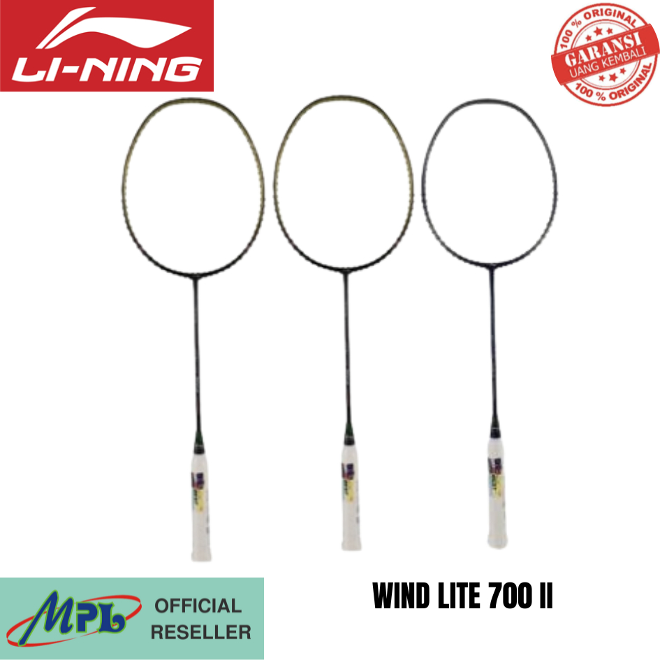 Jual RACKET BADMINTON LINING WIND LITE 700 II AYPS 133-1 + 1 ZIP ...