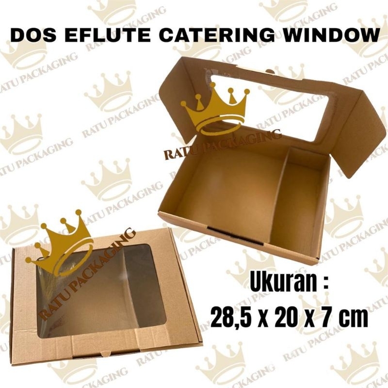 Jual RATU | Dos EFLUTE CATERING WINDOW 20 TEBAL KARTON BOX KOTAK ...