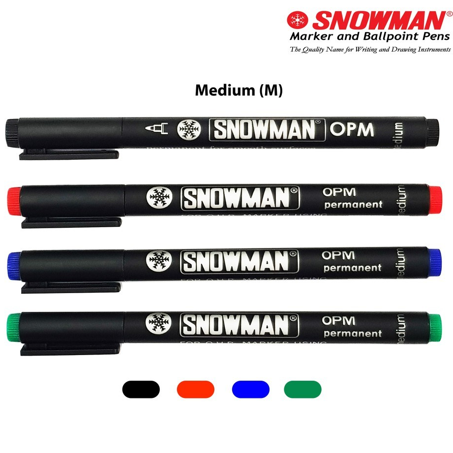 Jual Spidol Snowman OHP Marker Permanent | Shopee Indonesia