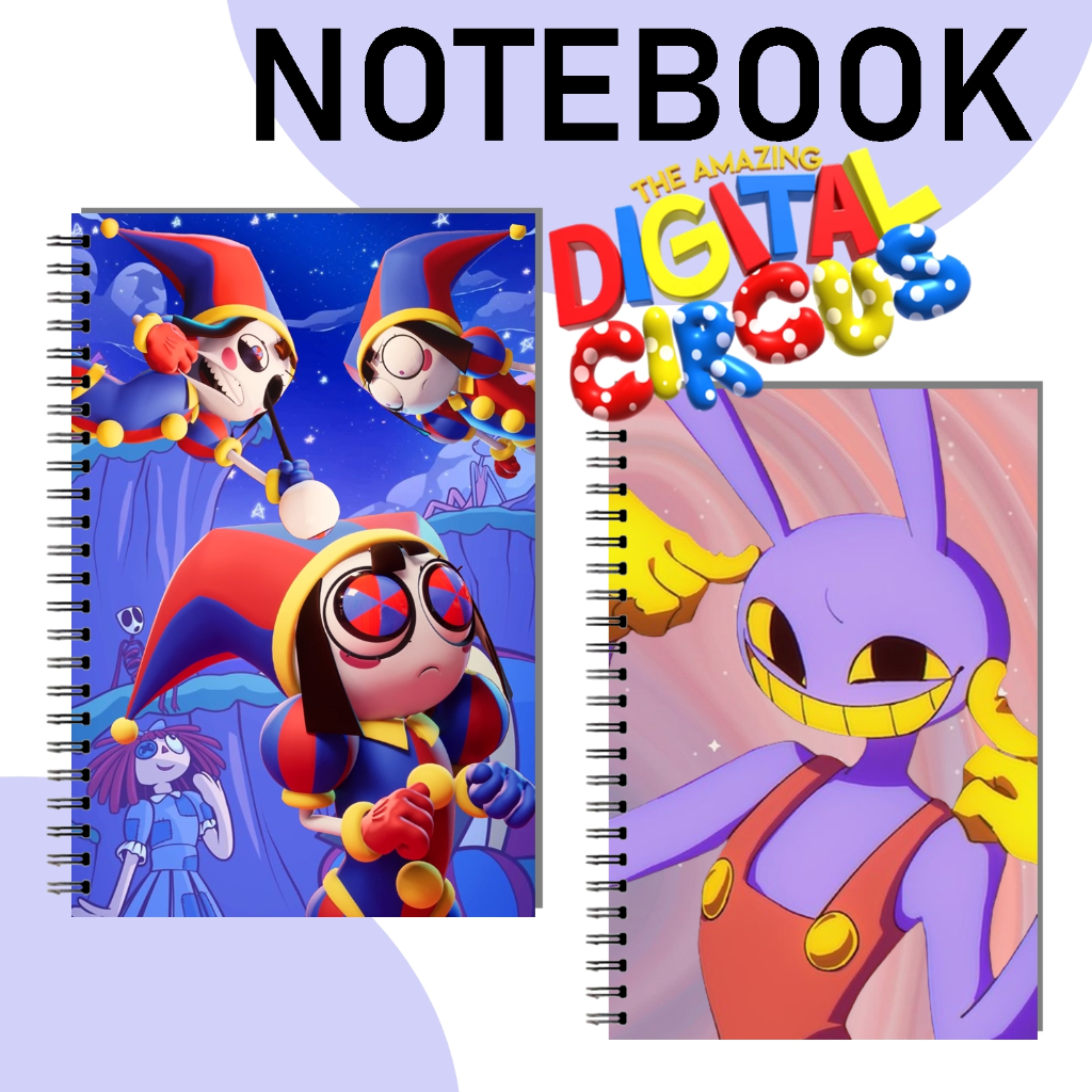 Jual Notebook Amazing Digital Circus A6 Spiral Book Pomni Jax Custom ...