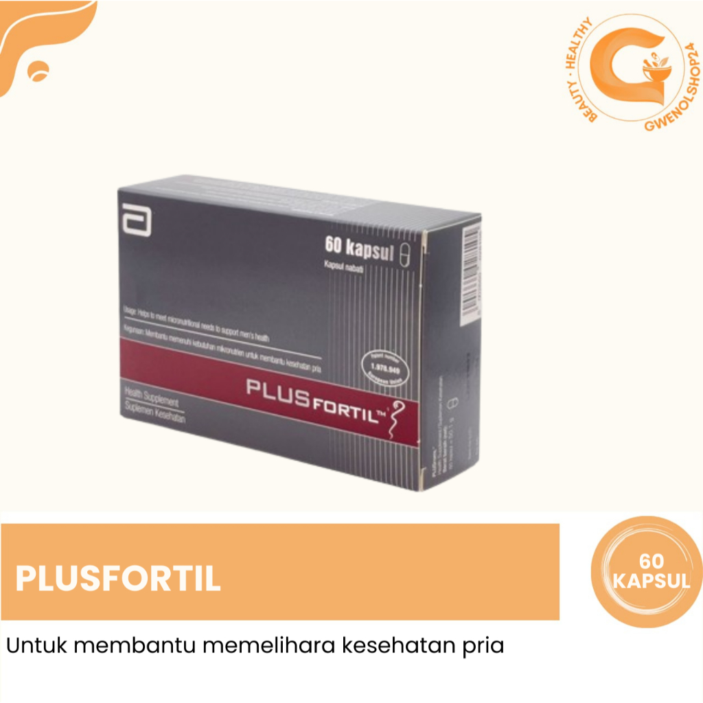 Jual Plusfortil Box 60 Kapsul Abbott / Suplemen Kesehatan Pria | Shopee ...