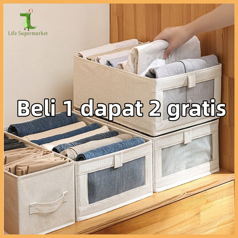 Jual Foldable Storage Box Box Baju Kotak Penyimpanan Tempat Celana ...