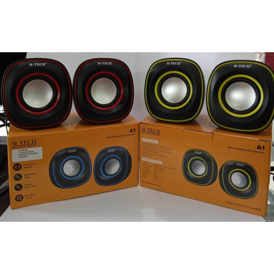 Jual Speaker M-Tech Original A1 Multimedia PC Komputer Laptop | Shopee ...