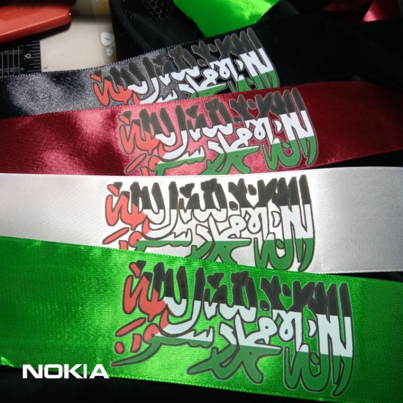 Jual Ikat kepala aksi damai bela Palestina free save Palestine Headband ...
