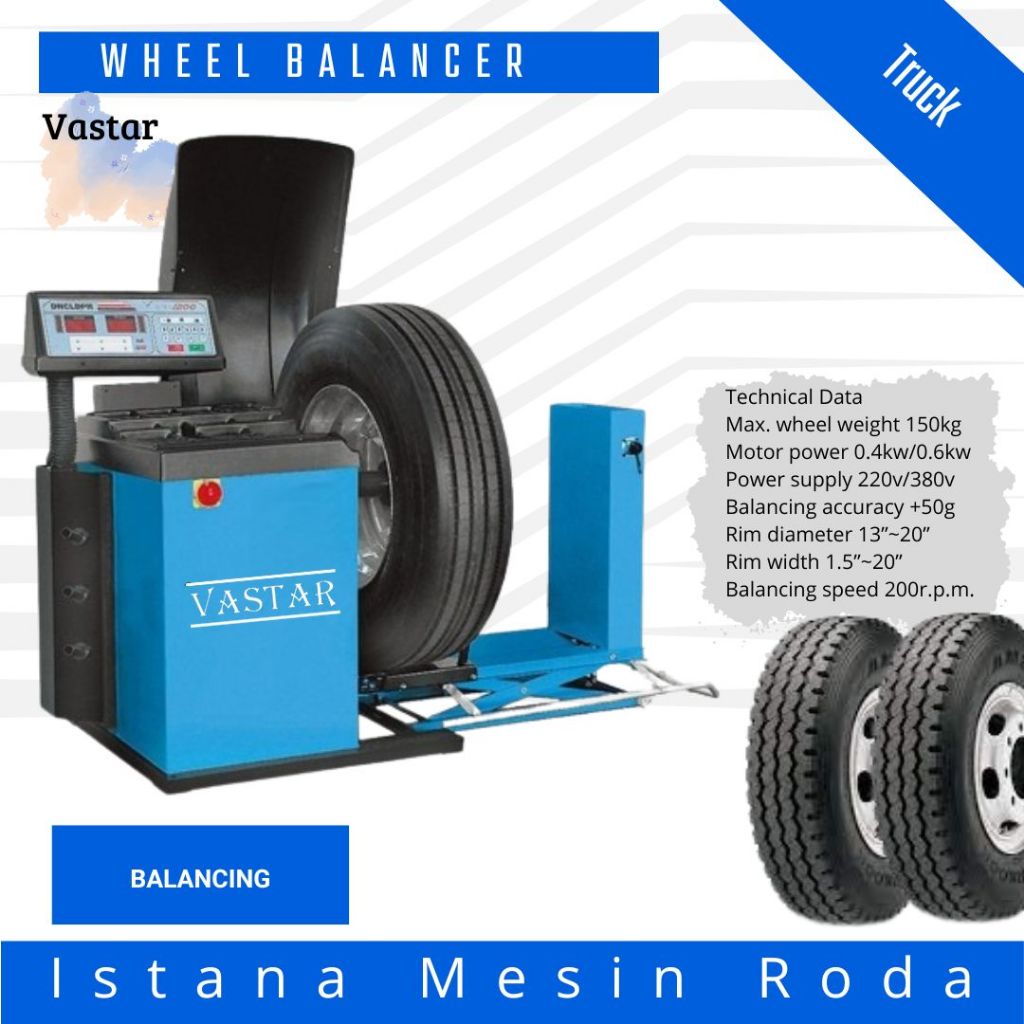 Jual mesin wheel balancer truck /Balancer velg Ban Truk Truck Bus Bis ...