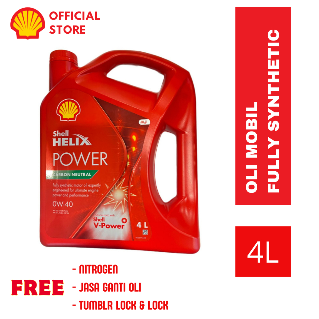 Jual Shell Helix power 0W-40 4L | Shopee Indonesia