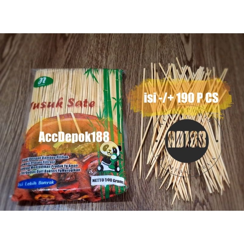 Jual TUSUK SATE ISI 150GRAM MEREK NAWA / TUSUK SATE BAHAN IMPORT ...