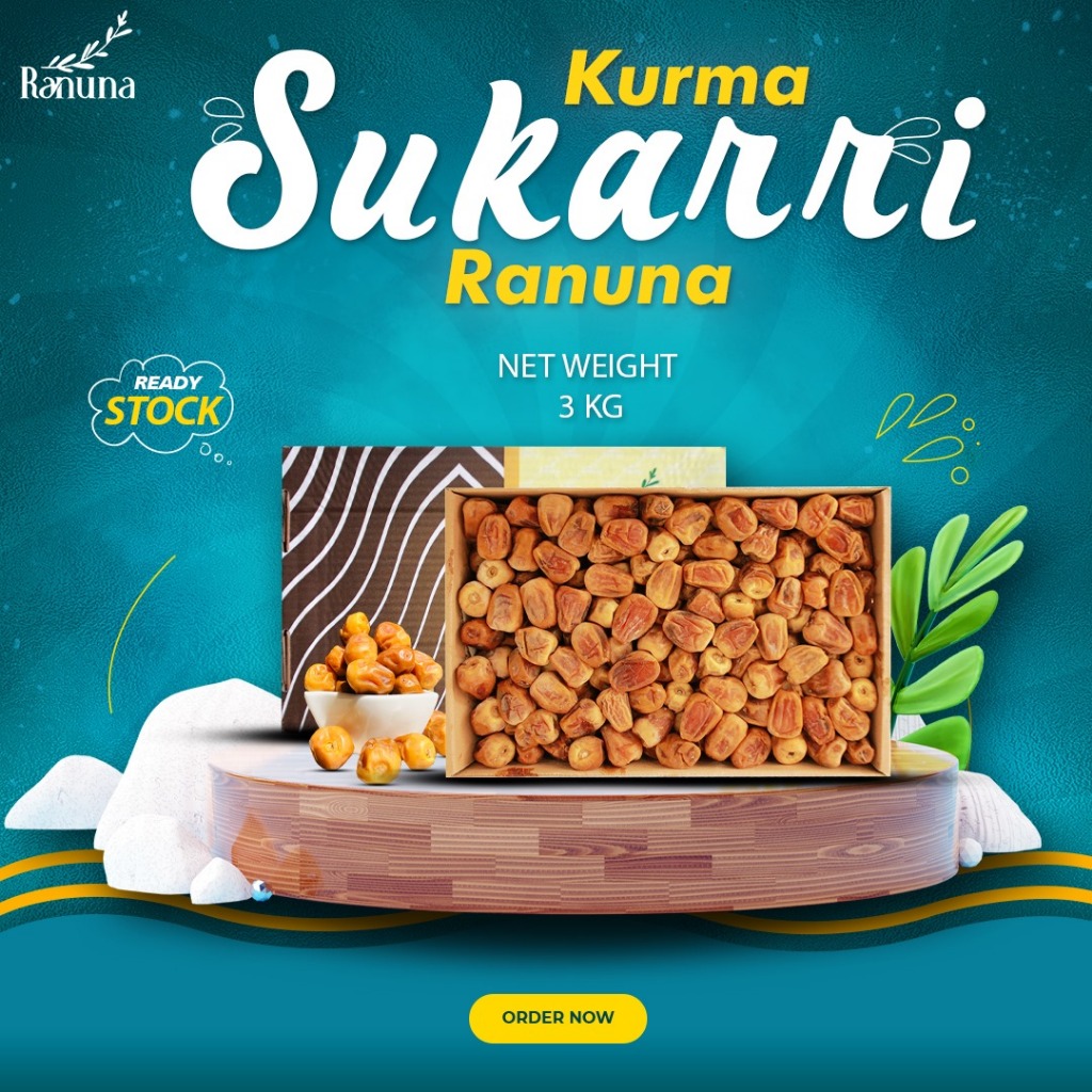 Jual KURMA SUKKARI RANUNA 3KG / KURMA SUKKARI PREMIUM / KURMA SUKKARI ...