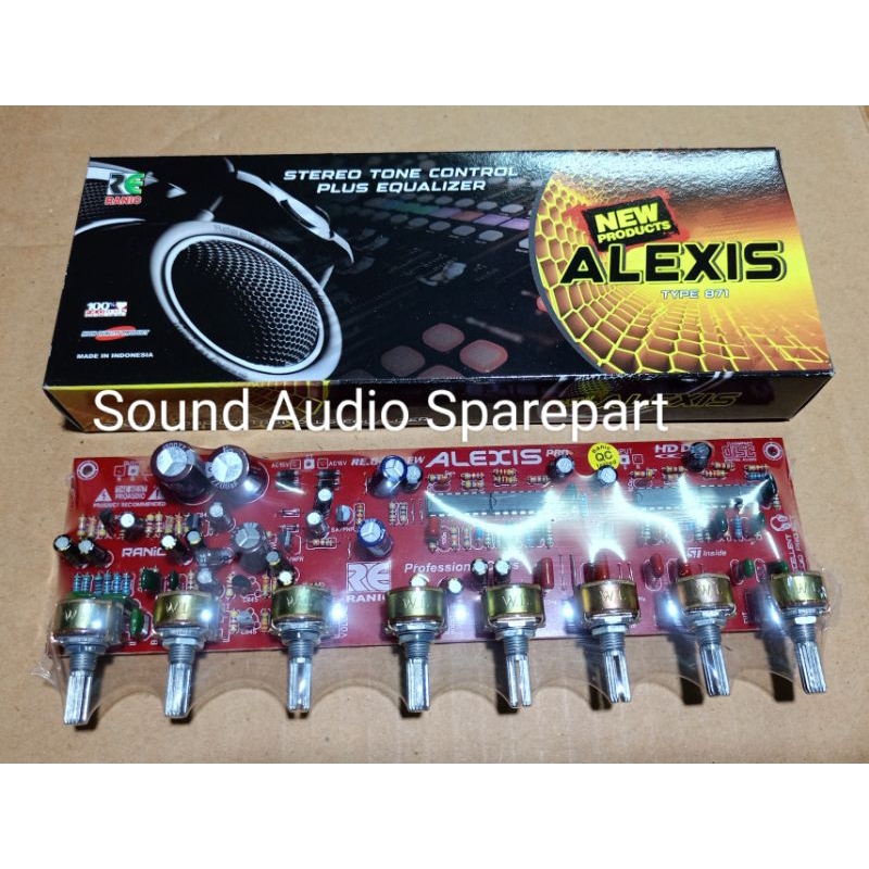 Jual KIT TONE CONTROL STEREO NEW ALEXIS PLUS EQUALIZER 4 X TL084 ...